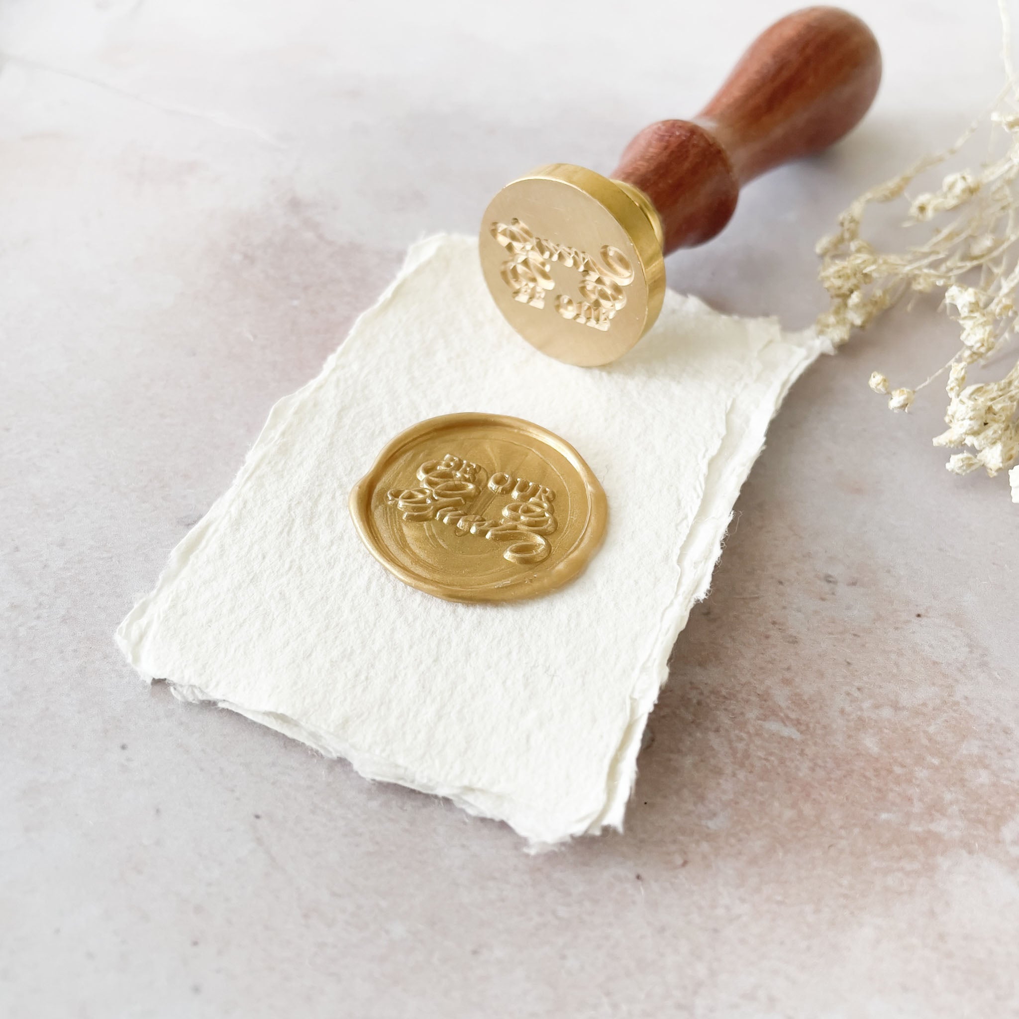 Be Our Guest Wax Stamp – thenaturalpapercompany