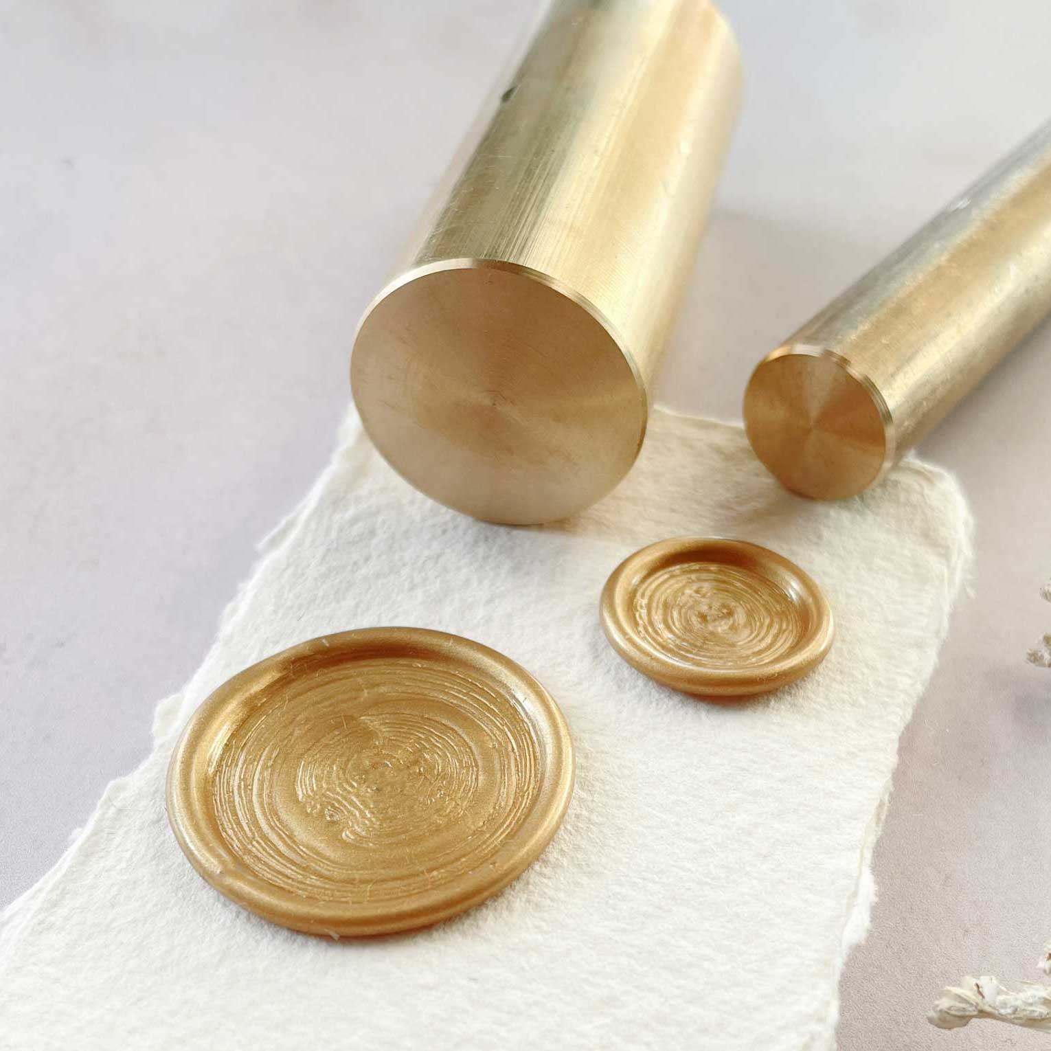 Blank Solid Brass Wax Stamps – thenaturalpapercompany
