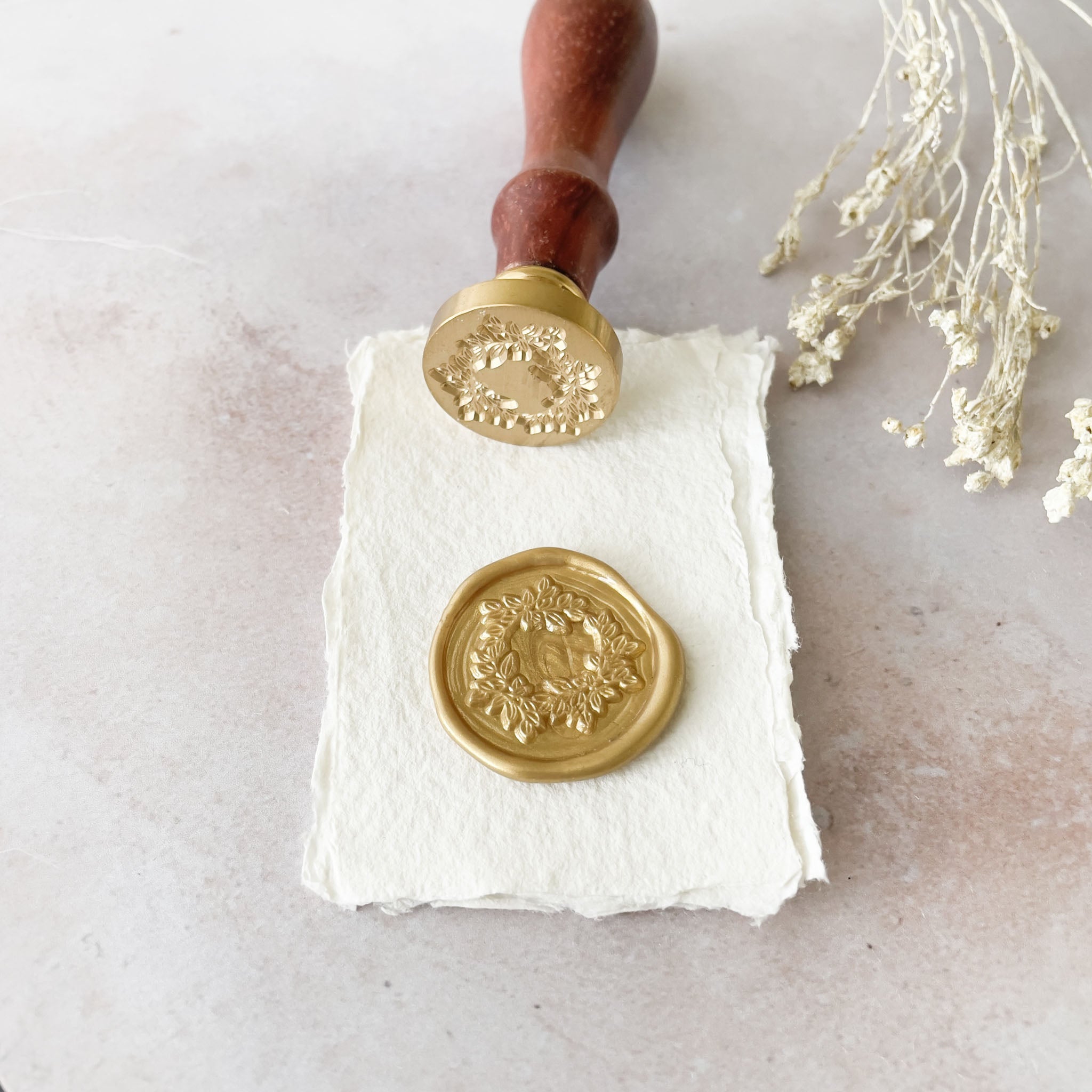 Garland Wax Stamp – thenaturalpapercompany