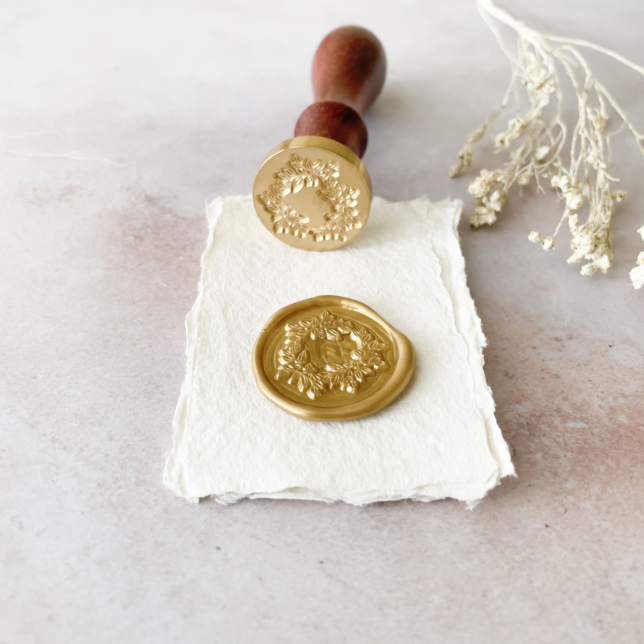 Garland Wax Stamp – thenaturalpapercompany