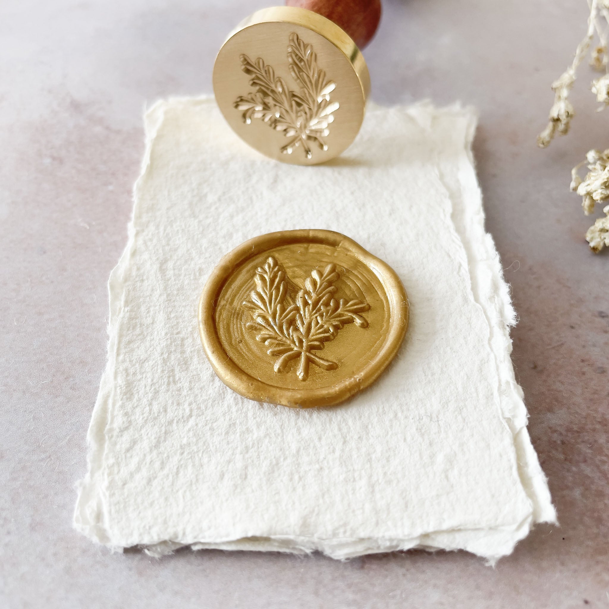 Olive Branch Wax Stamp